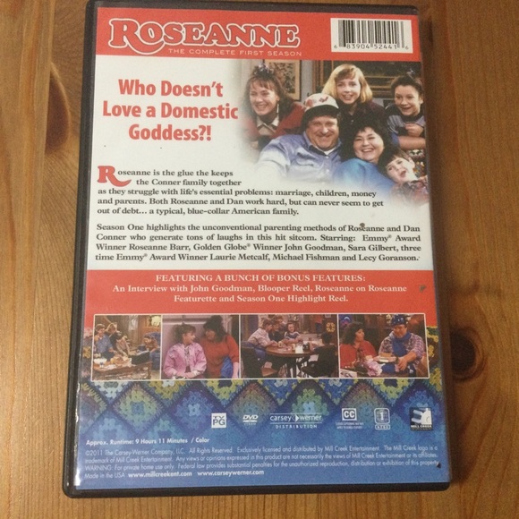 Media | The Complete First Season Roseanne Dvd 3 Disc Set | Poshmark